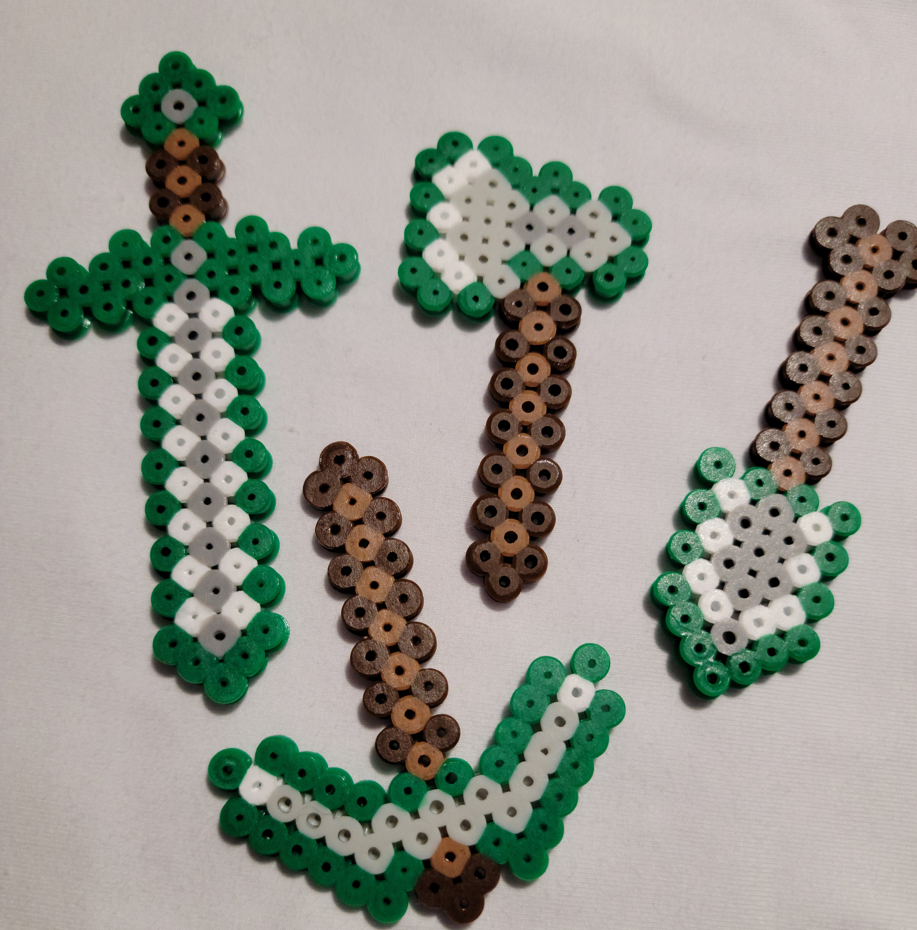 Perler Minecraft Sword
