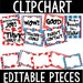 Dr. Seuss Inspired Clip Chart and Monthly Behavior Charts With Editable ...