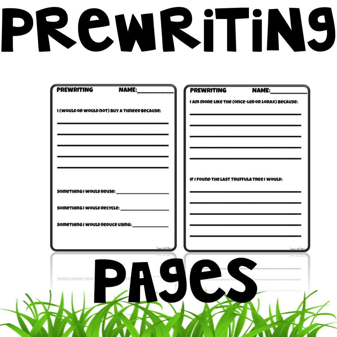 The Lorax Craft and Earth Day Writing Book Earth Day 2024 - Etsy