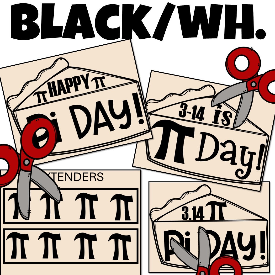 PI Day 3-14-24 Hats Crowns No Prep CRAFT Easy 3 Versions! Happy Pi Day ...