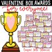 VALENTINE'S Day Box Awards Editable Valentines - Etsy