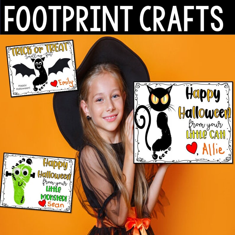 Halloween Handprint Craft Bundle | Halloween Preschool Craft ...