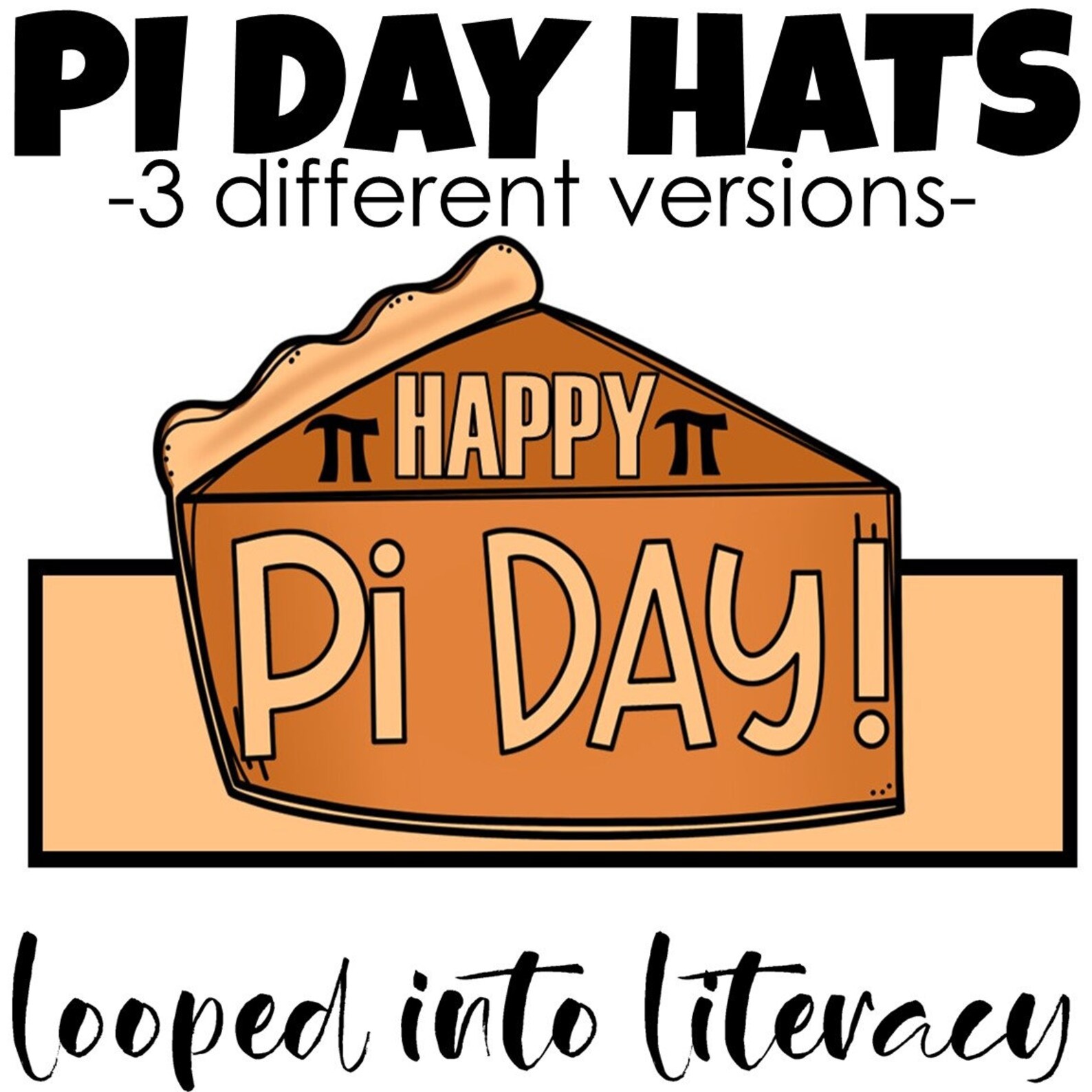 PI Day 3-14-24 Hats Crowns No Prep CRAFT Easy 3 Versions! Happy Pi Day ...