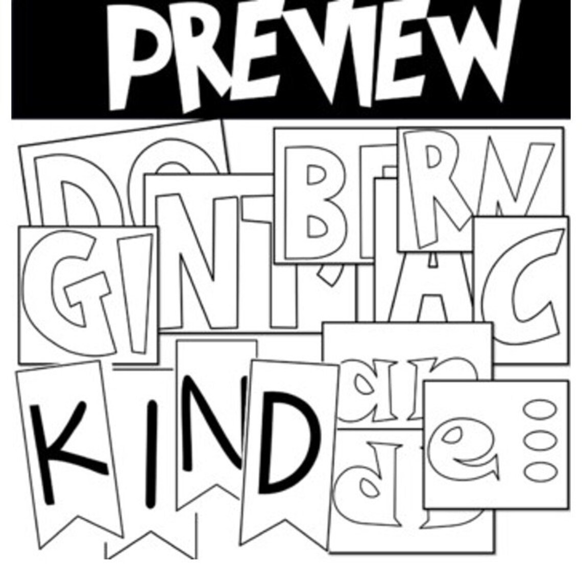 GRINCH Bulletin Board Letters for Classroom Display Easy! Christmas - Etsy