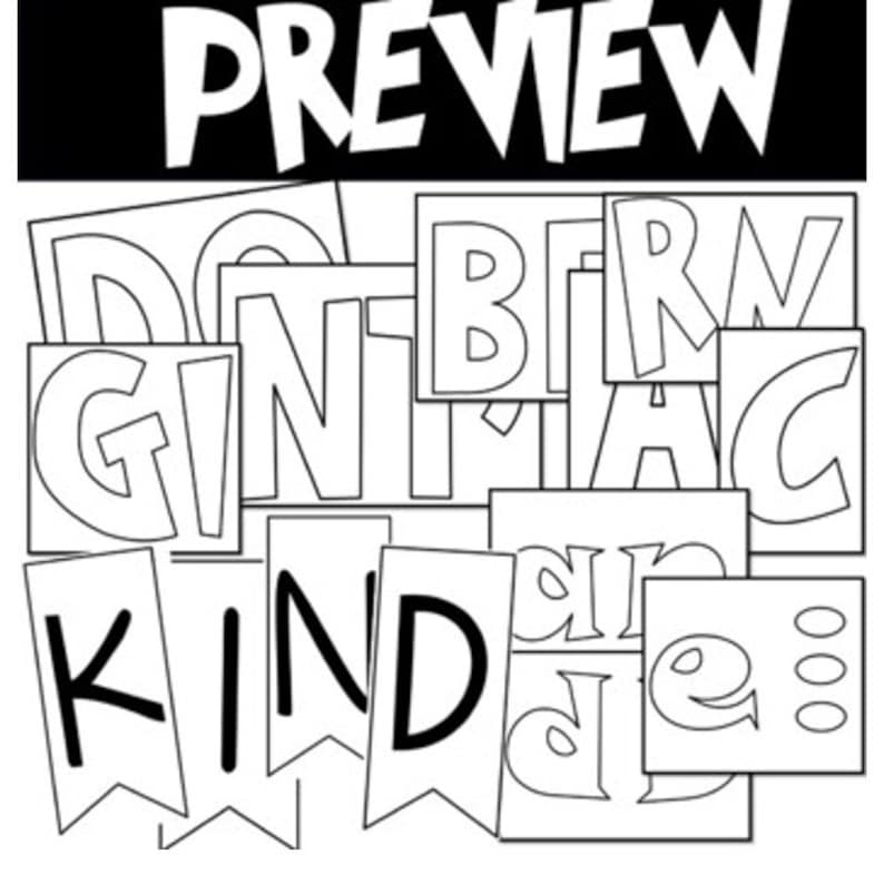 GRINCH Bulletin Board Letters for Classroom Display Easy! Christmas - Etsy