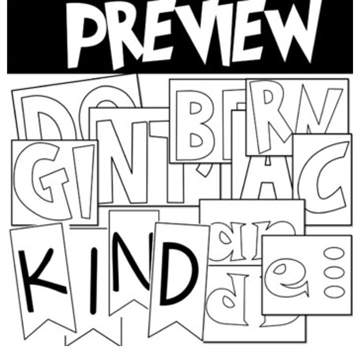 GRINCH Bulletin Board Letters for Classroom Display Easy! Christmas - Etsy