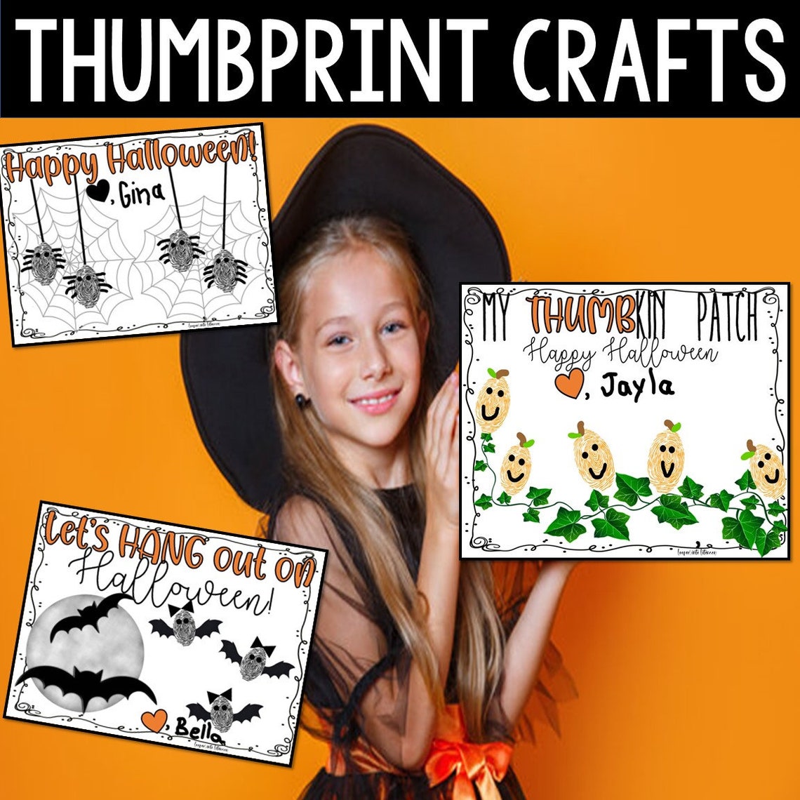 Halloween Handprint Craft Bundle | Halloween Preschool Craft ...