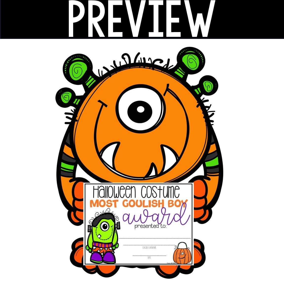 Halloween Awards for Kids and Adults! Editable for Names and Awards ...