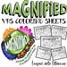 MAGNIFIED 2025 VBS Coloring Sheets 5 Pages for Each Day's Theme ...