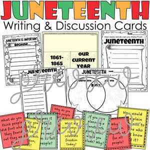 JUNETEENTH No Prep Coloring Reading Pack Activities Literacy Writing ...