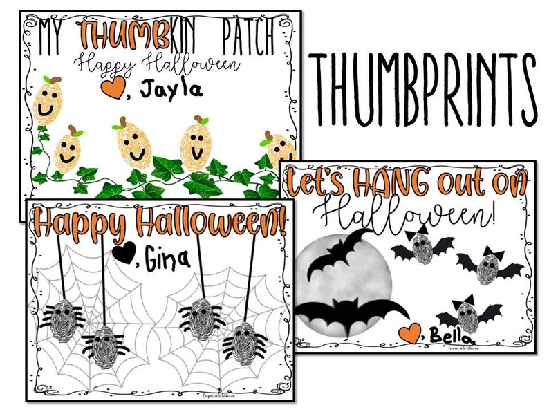 Halloween Handprint Craft Bundle | Halloween Preschool Craft ...
