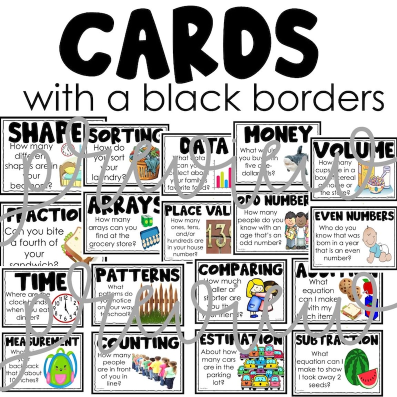 Everyday Math Bulletin Board Kit, Easy DIY Print and Cut Pieces, Math ...