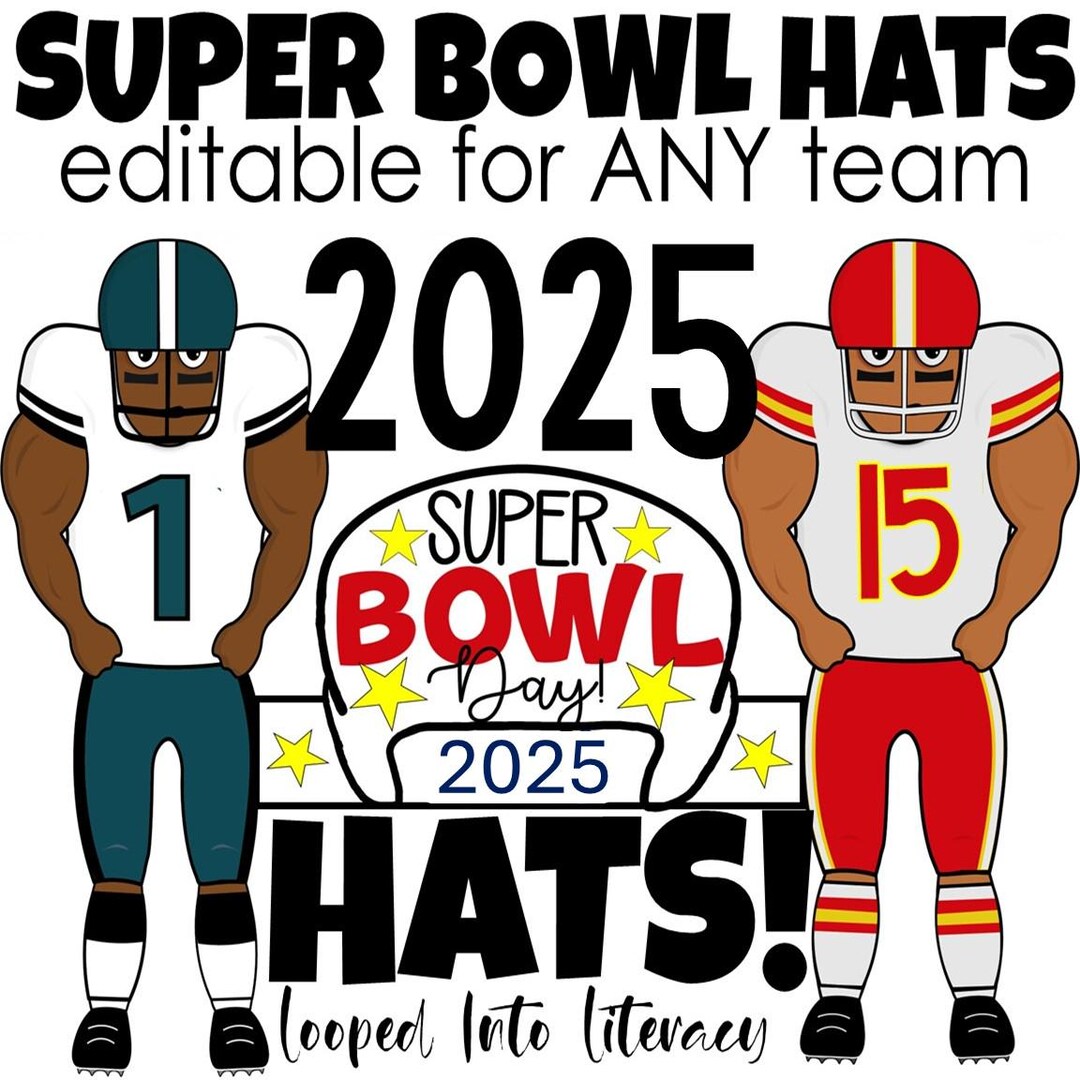 Super Bowl 2025 Hats Crowns Kansas City Chiefs Philadelphia Eagles LIX ...