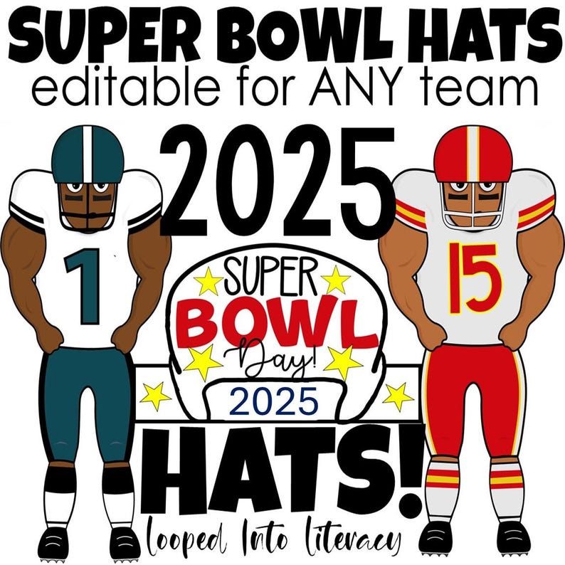 Super Bowl 2025 Hats Crowns Kansas City Chiefs Philadelphia Eagles LIX ...