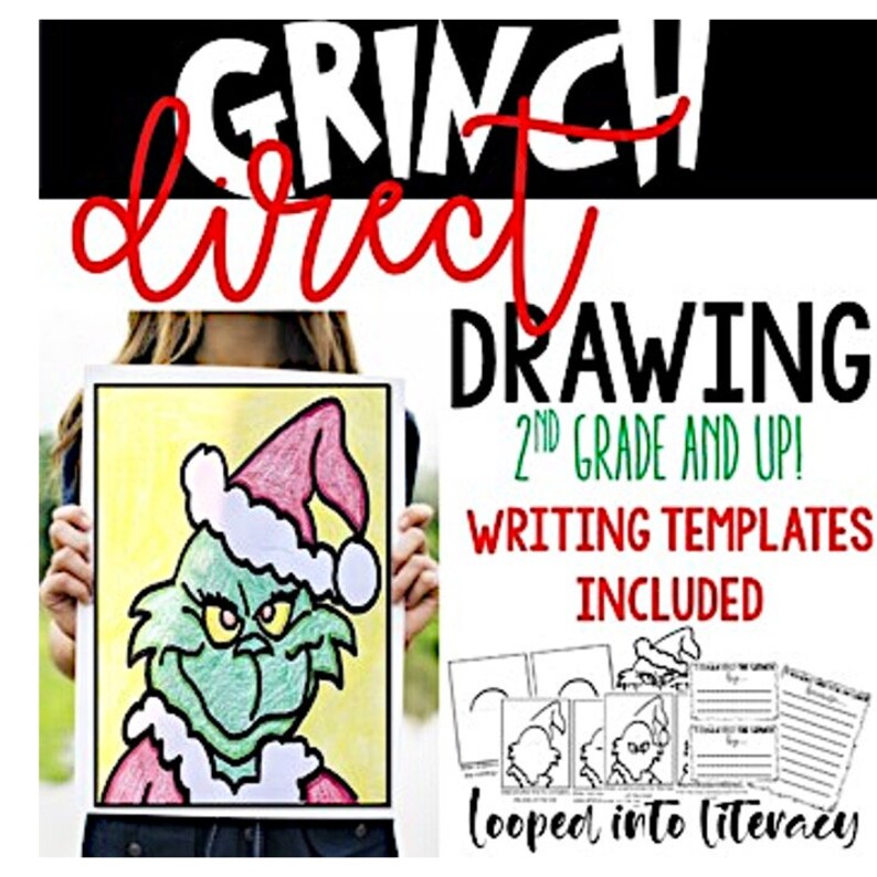 GRINCH Day Direct Drawing Craft for Kids and Adults Easy Prep Several ...
