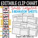 Dr. Seuss Inspired Clip Chart and Monthly Behavior Charts With Editable ...