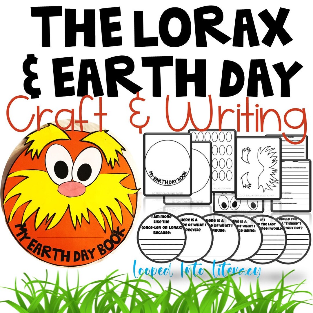 The Lorax Craft and Earth Day Writing Book Earth Day 2024 - Etsy
