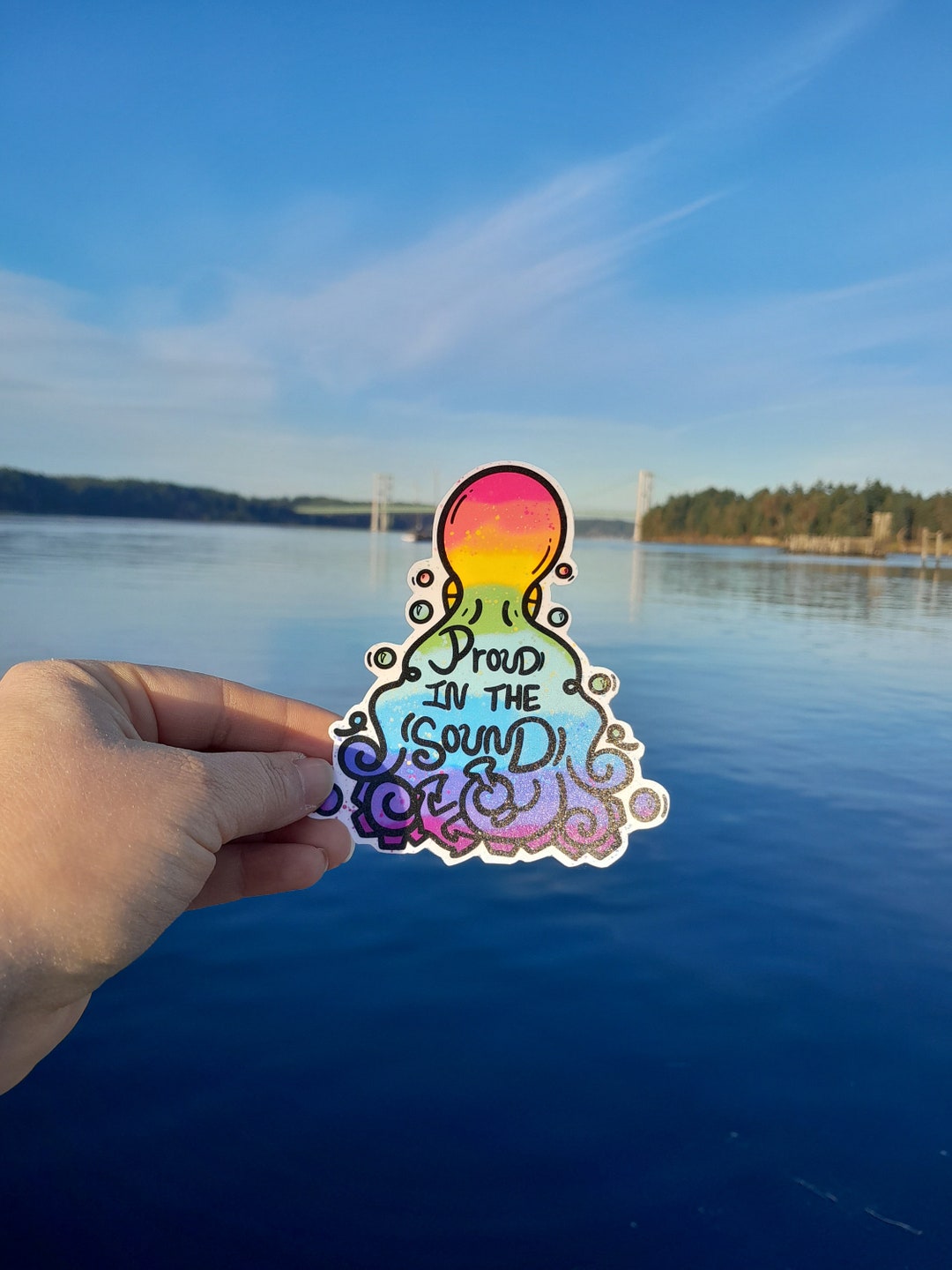 Puget Sound Pride Sticker, Seattle Pride Vinyl, Washington Pride ...
