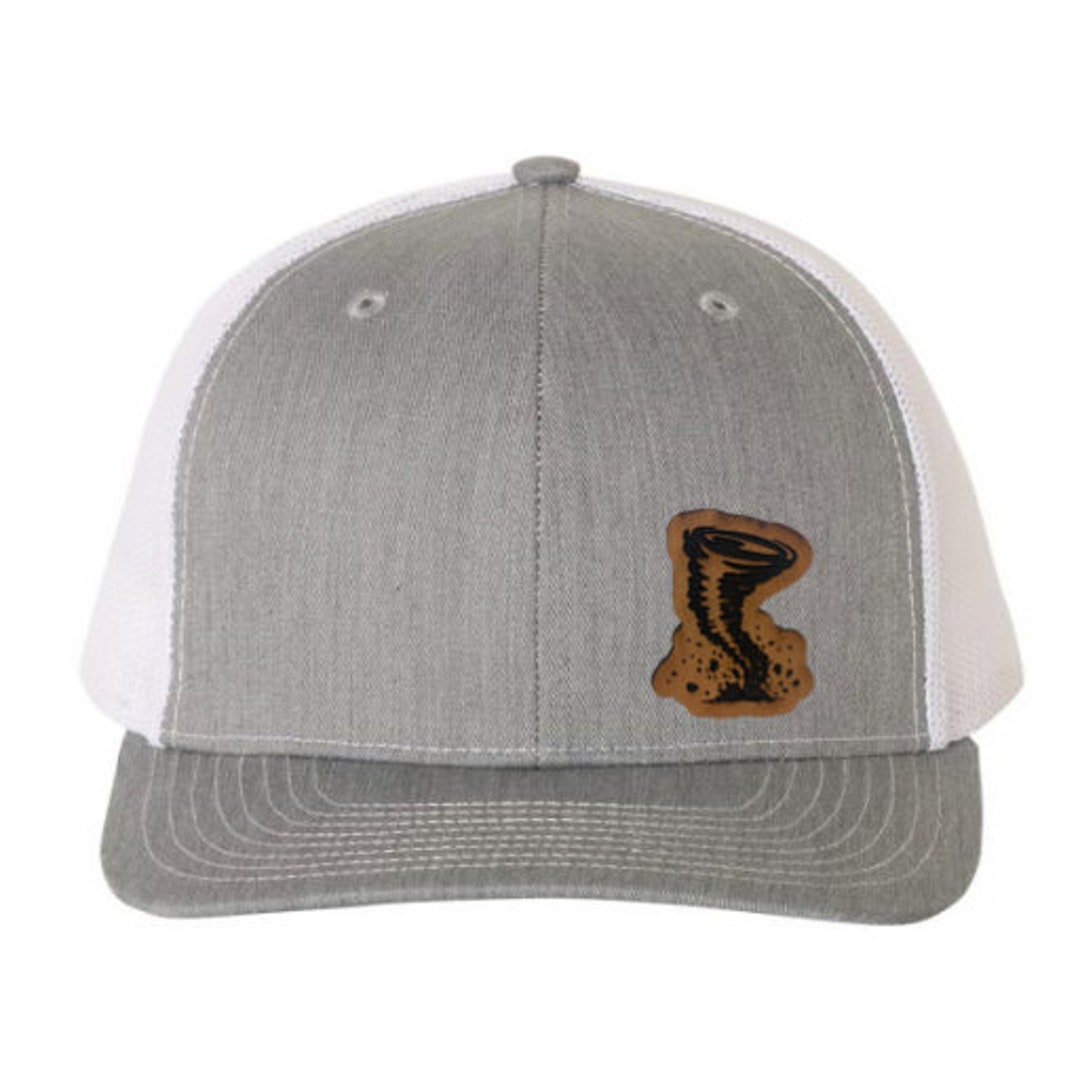 TORNADO Leather Patch Hat - Etsy