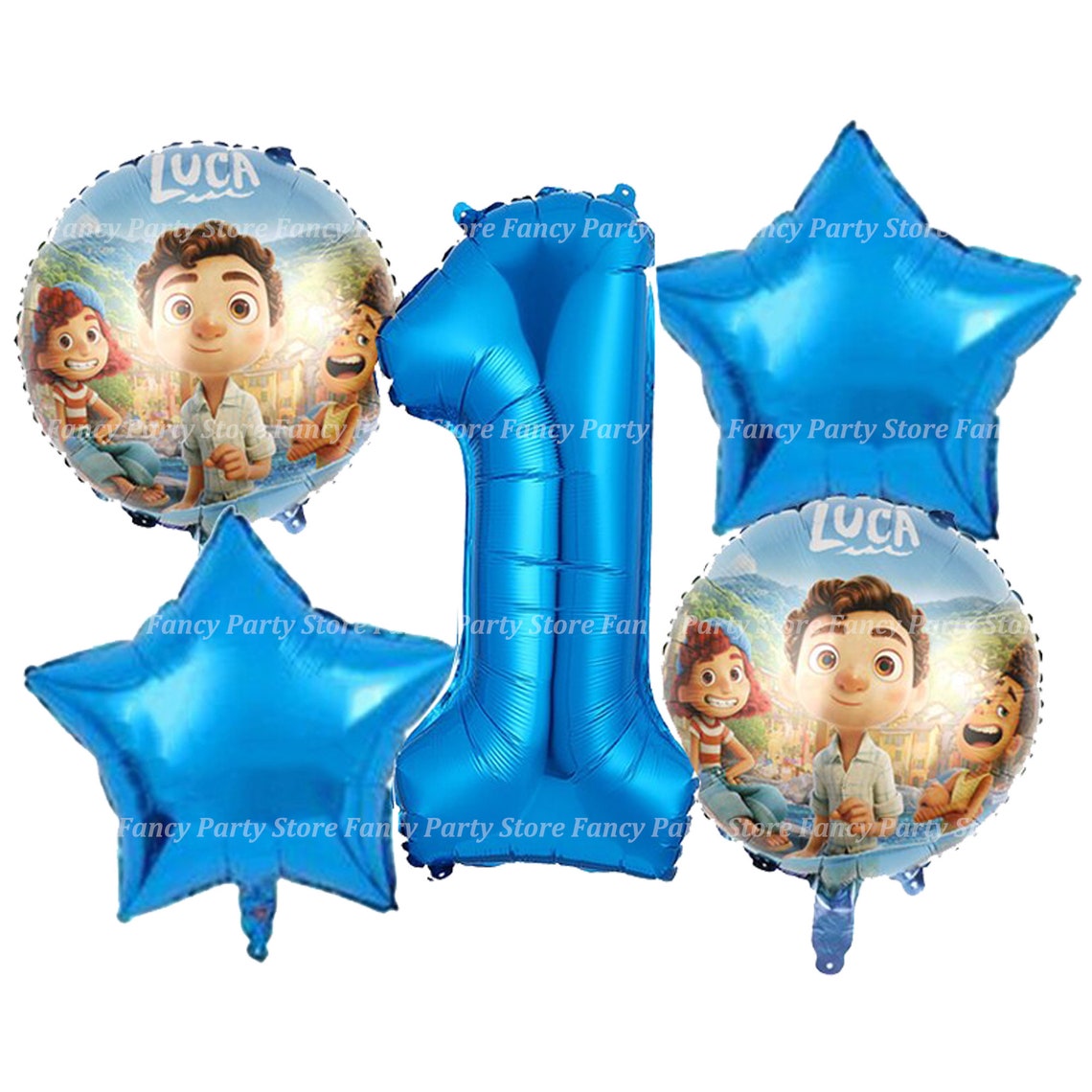 Disney Luca Birthday Balloons Party Decorations Age Number - Etsy