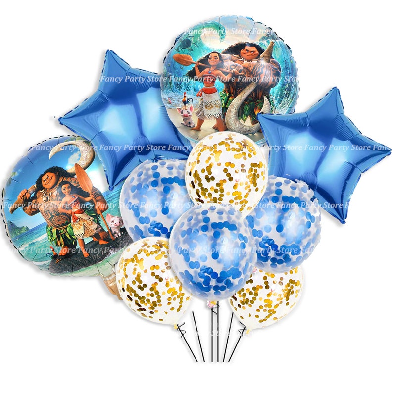 Disney Princess Moana Balloons Birthday Party Decorations Maui Foil ...