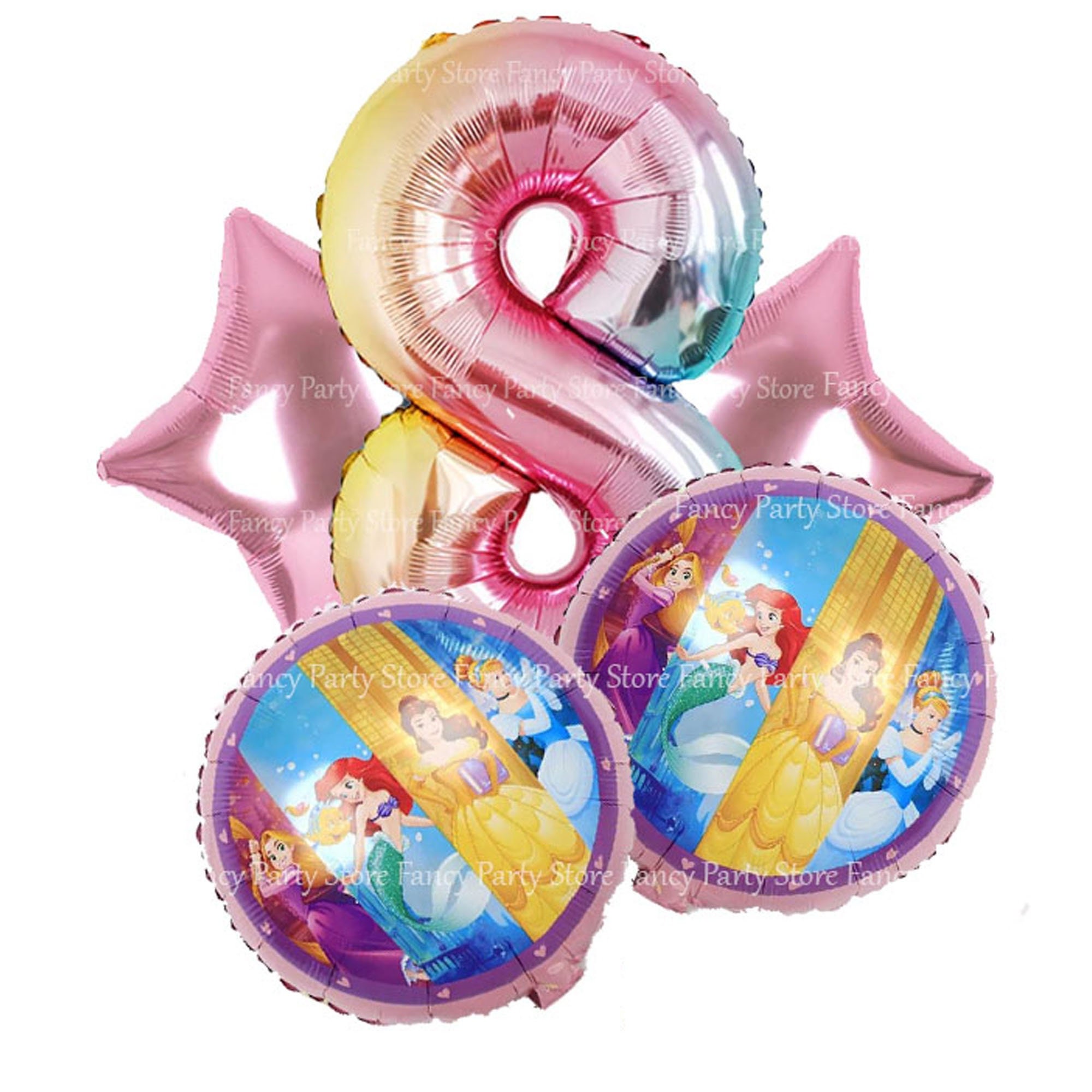 Disney Princess Birthday Balloons Party Decorations Belle - Etsy