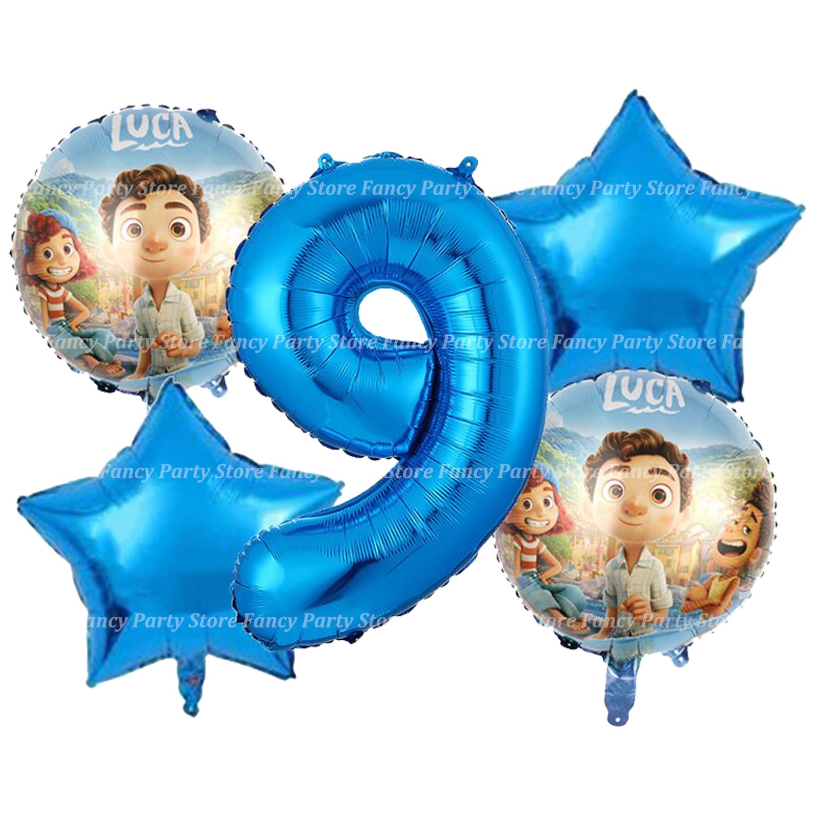 Disney Luca Birthday Balloons Party Decorations Age Number | Etsy