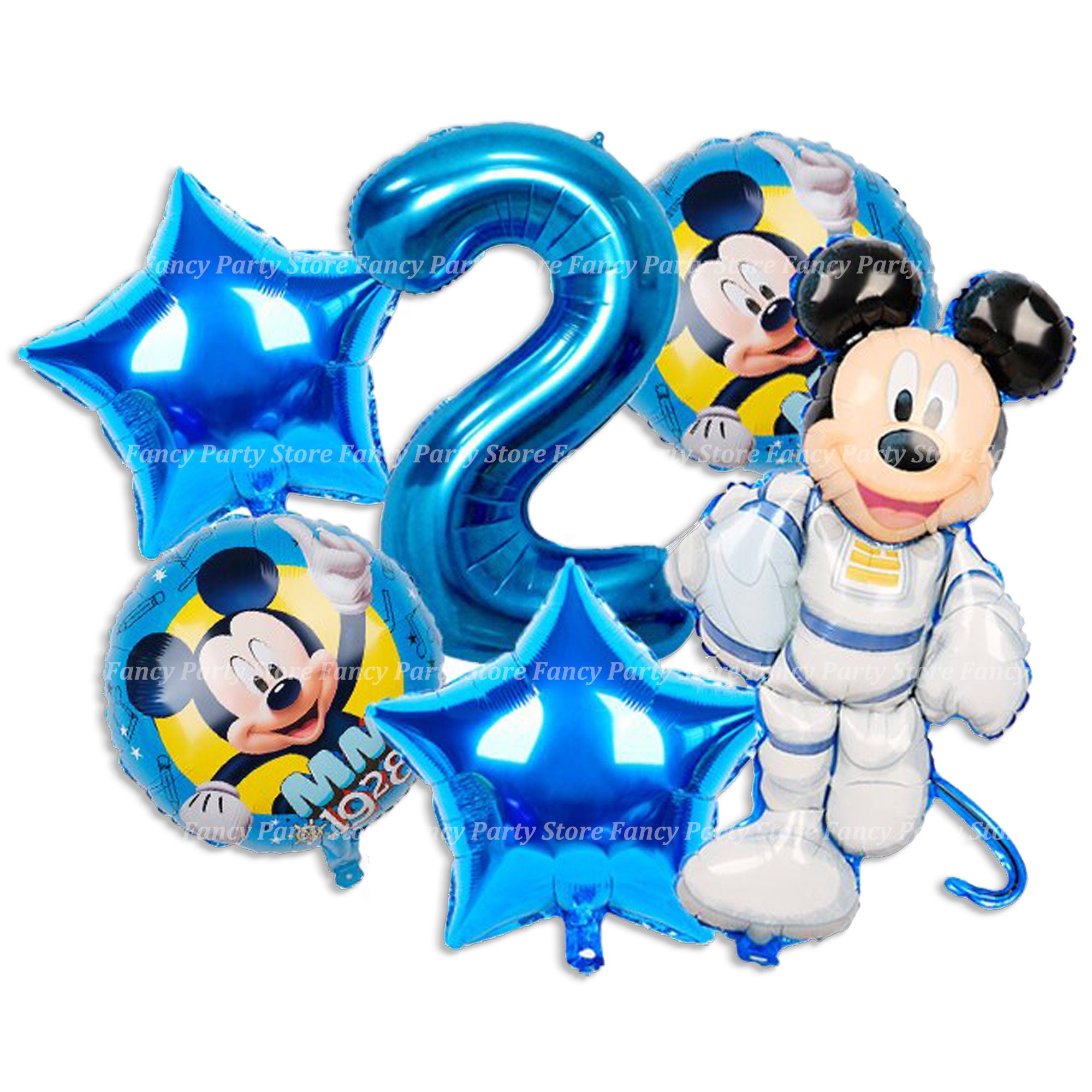 Mickey and Minnie Mouse Astronaut Balloons | Birthday Party Decor - Etsy