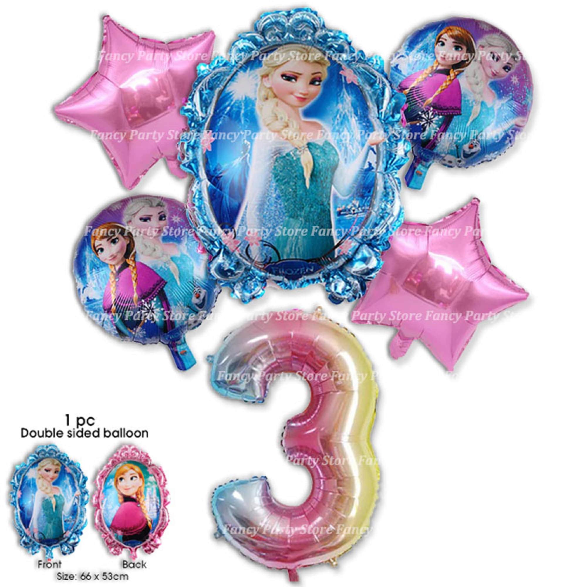 Disney Frozen Birthday Balloons Party Decorations Elsa Anna Olaf ...