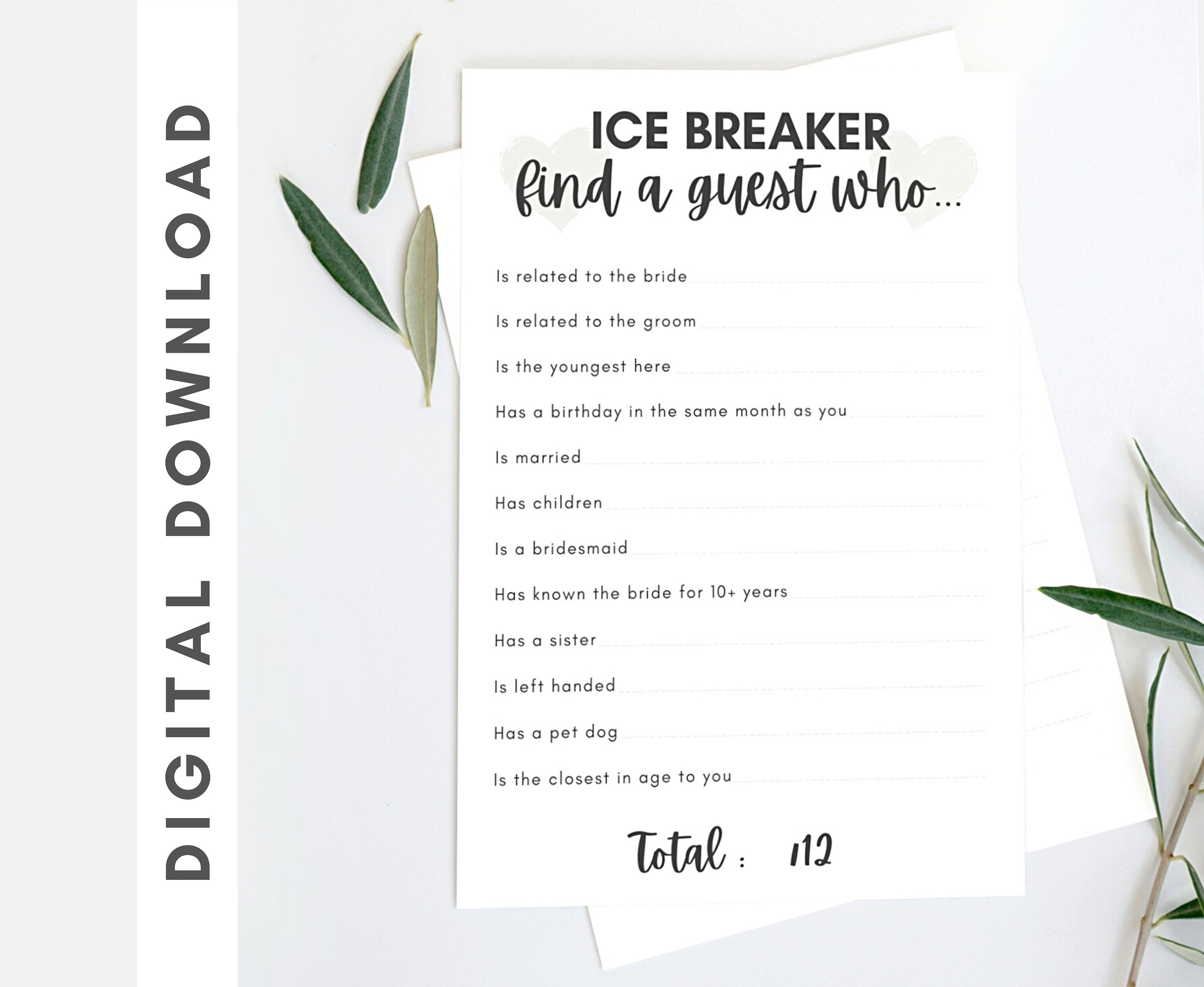 Ice Breaker Game Printable Hen Party Game Bridal Shower Etsy ice-breaker-game-printable-hen-party-game-bridal-shower-etsy