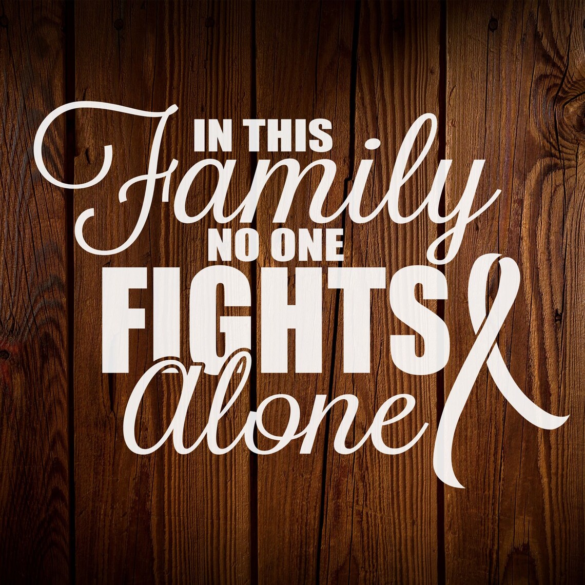 In This Family No One Fights Alone Svg Png - Etsy