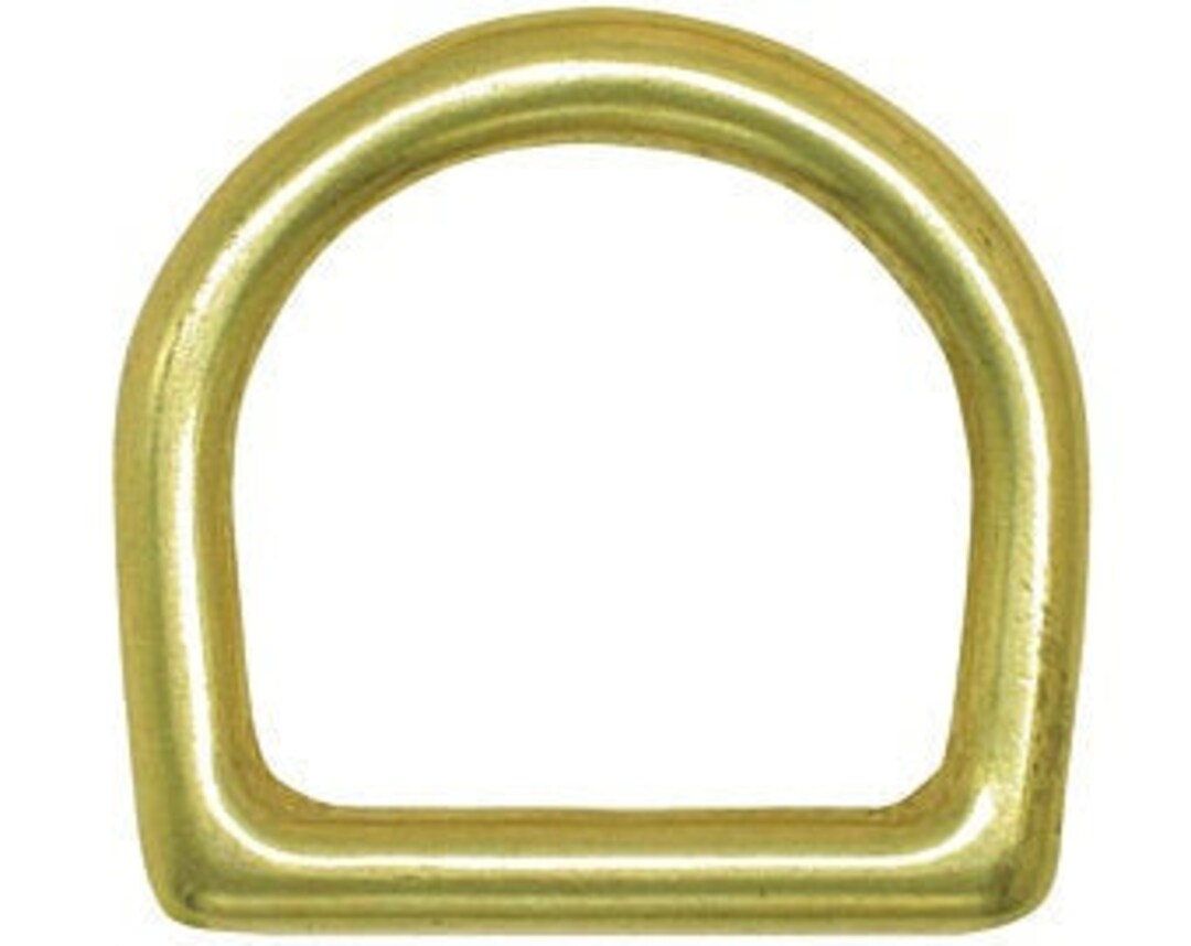 Brass D Ring 1 - Etsy