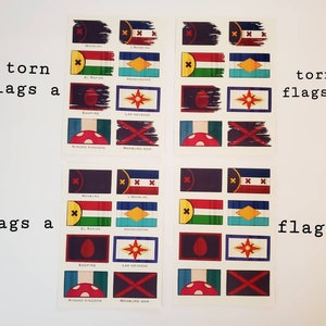 DSMP Flag Print L'manburg Manburg El Rapids Snowchester Eggpire Las ...