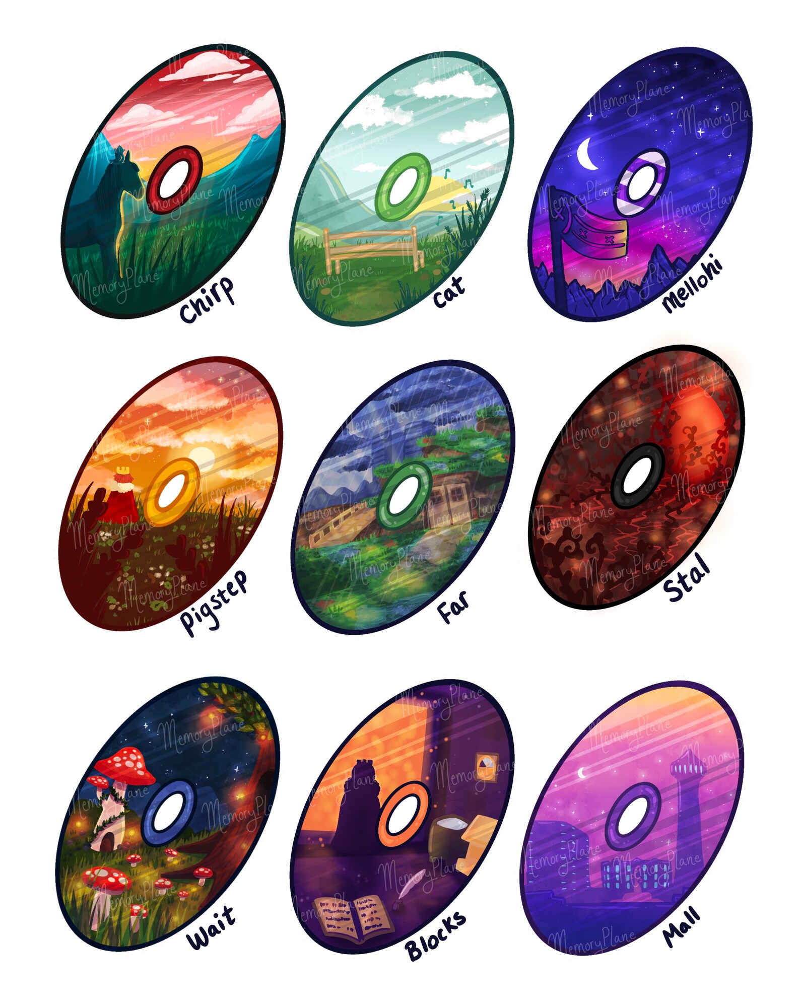 Dream SMP Disc Stickers L'manburg Kinoko Kingdom Las - Etsy