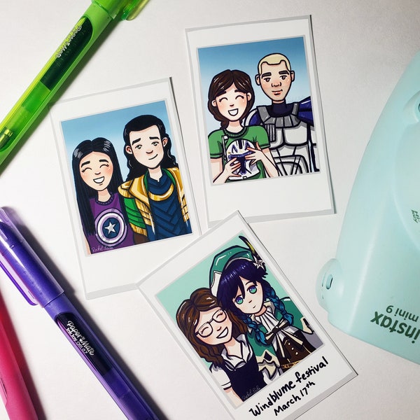 Character Comfort Drawing - Etsy