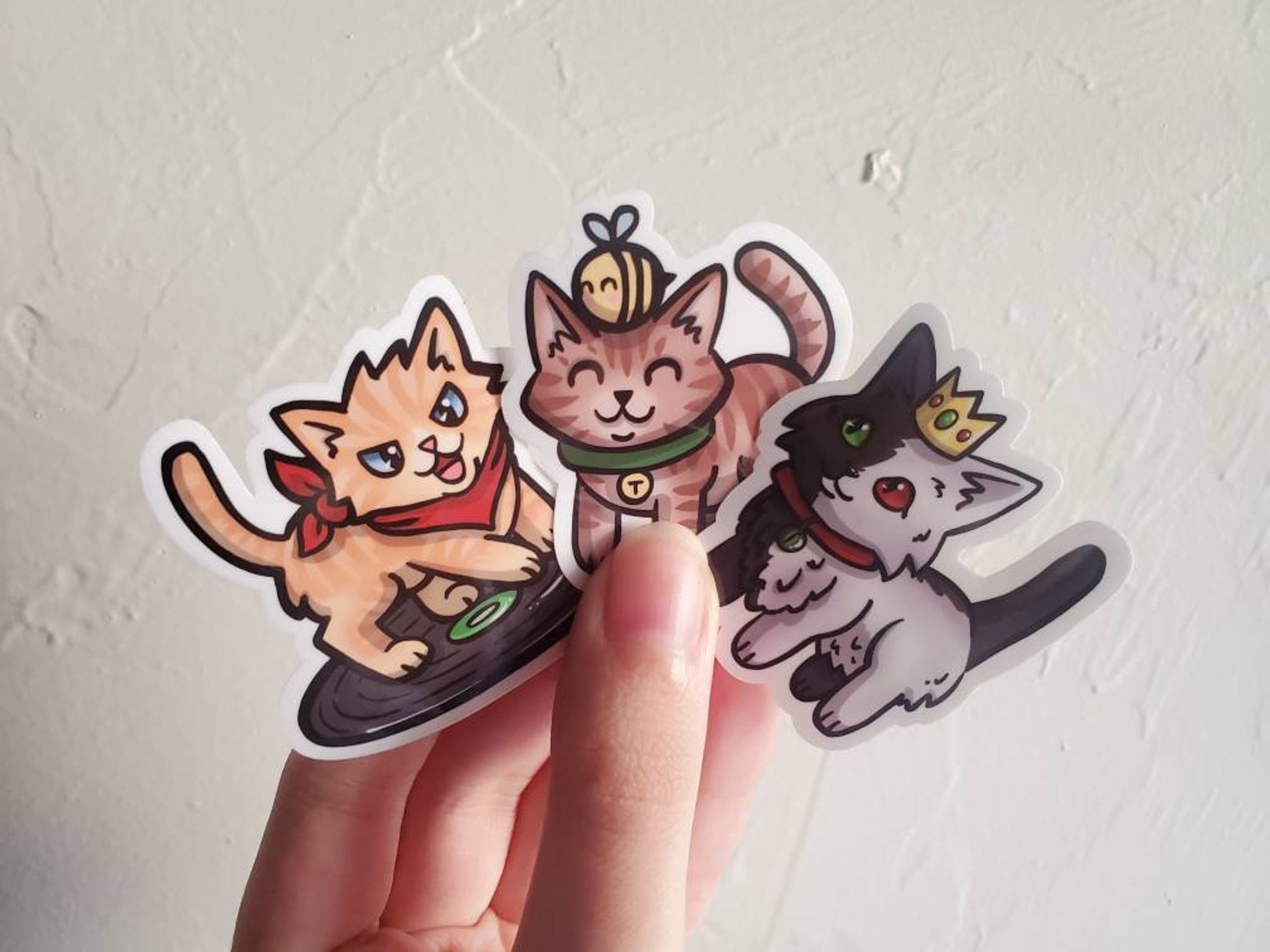 Dream SMP Cat Stickers Technoblade Dream Tommy Ghostbur - Etsy