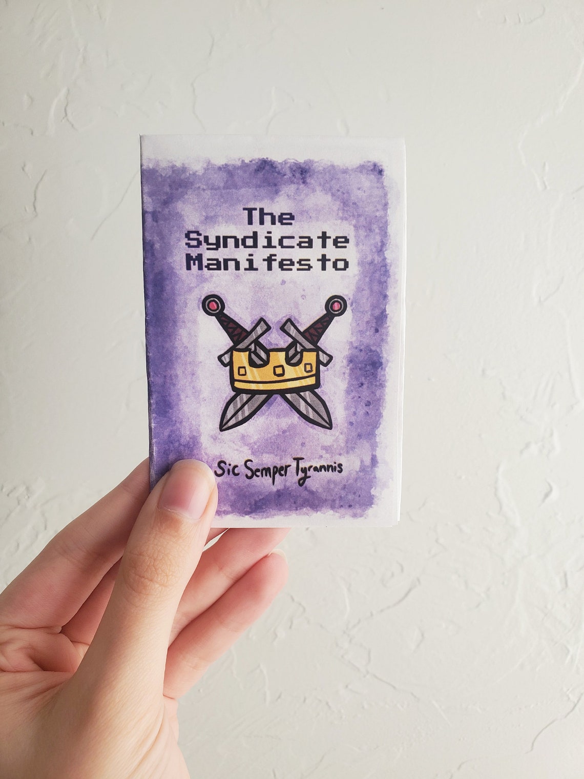 DSMP Syndicate Manifesto Zine Technoblade Philza Ranboo - Etsy