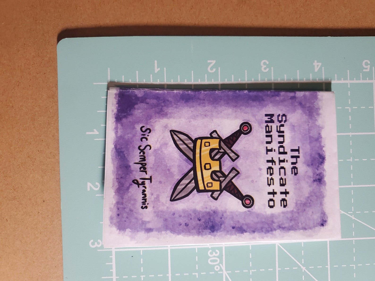 DSMP Syndicate Manifesto Zine Technoblade Philza Ranboo - Etsy