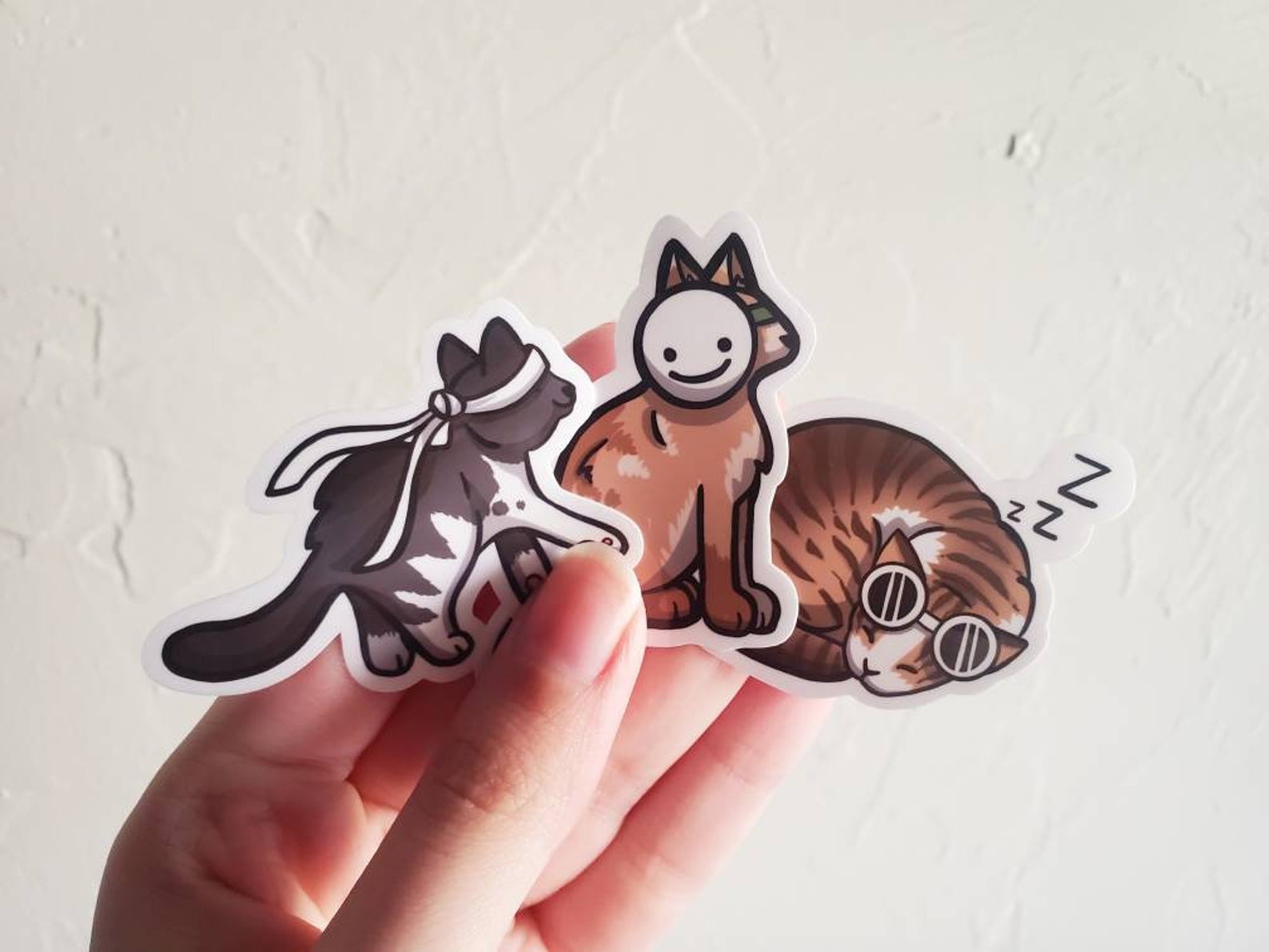 Dream SMP Cat Stickers Technoblade Dream Tommy Ghostbur - Etsy