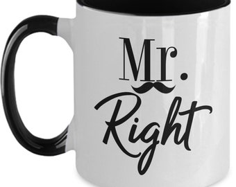 Mr Right Coffee Mug | Etsy