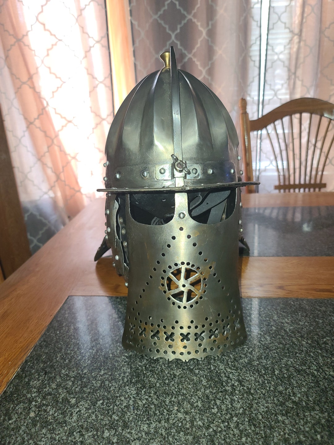 Medieval Armor Helmet Metal Larp - Etsy