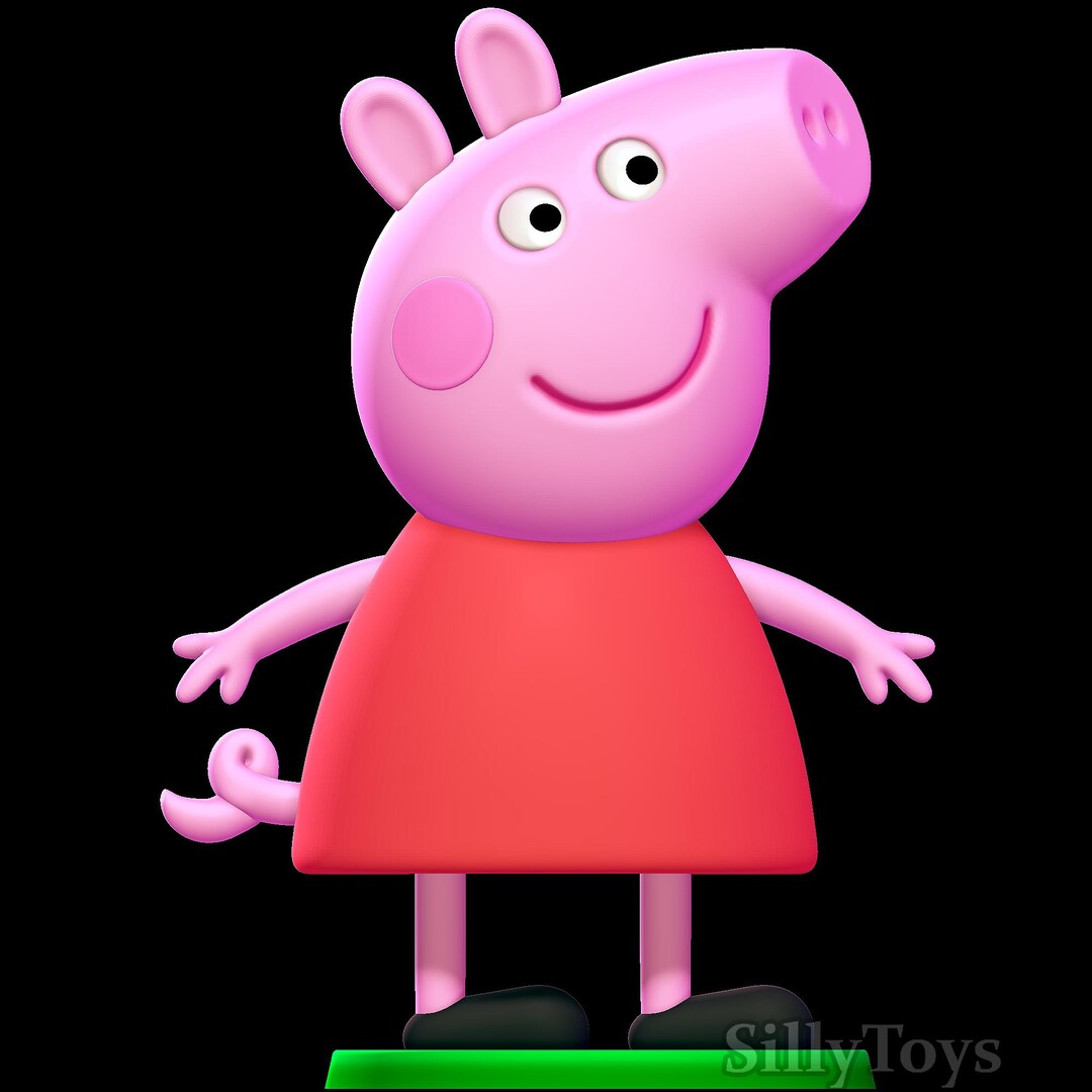 Peppa Pig 3D Print Model STL Files - Etsy