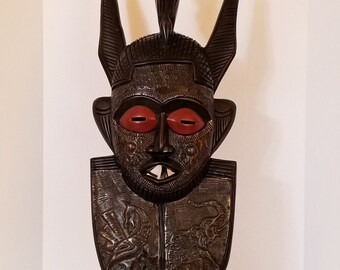 African Ashanti Mask - Etsy