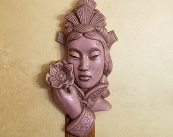 Ceramic Geisha Mask - Etsy
