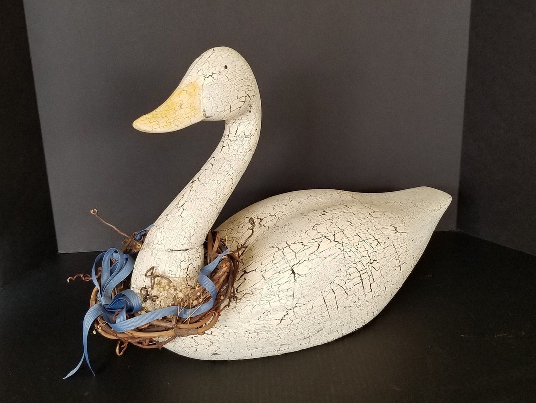 Large Ceramic Duck Figurine Peking Duck Garden Ornament - Etsy