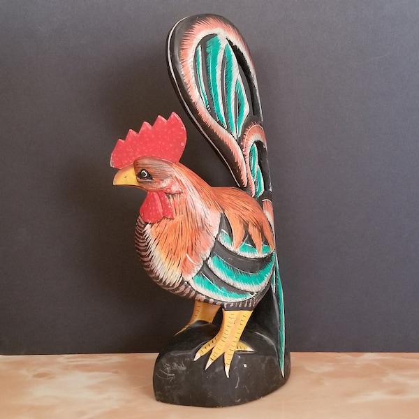 Rooster Statue - Etsy