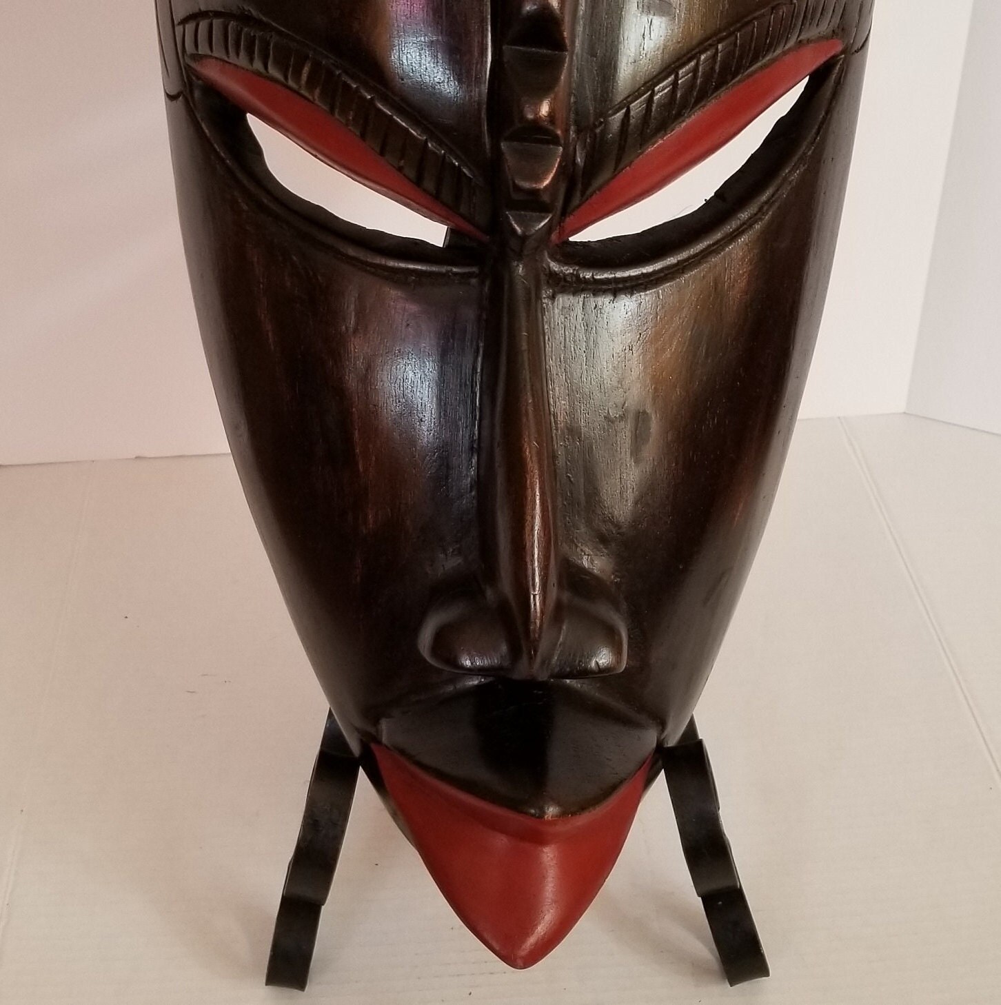 Extra Large Contemporary African Wood Mask Custom Handcrafted | Etsy