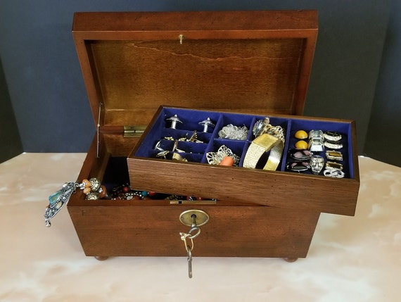 Vintage Bombay Company Jewelry Box With Lock and 2 Keys - Etsy