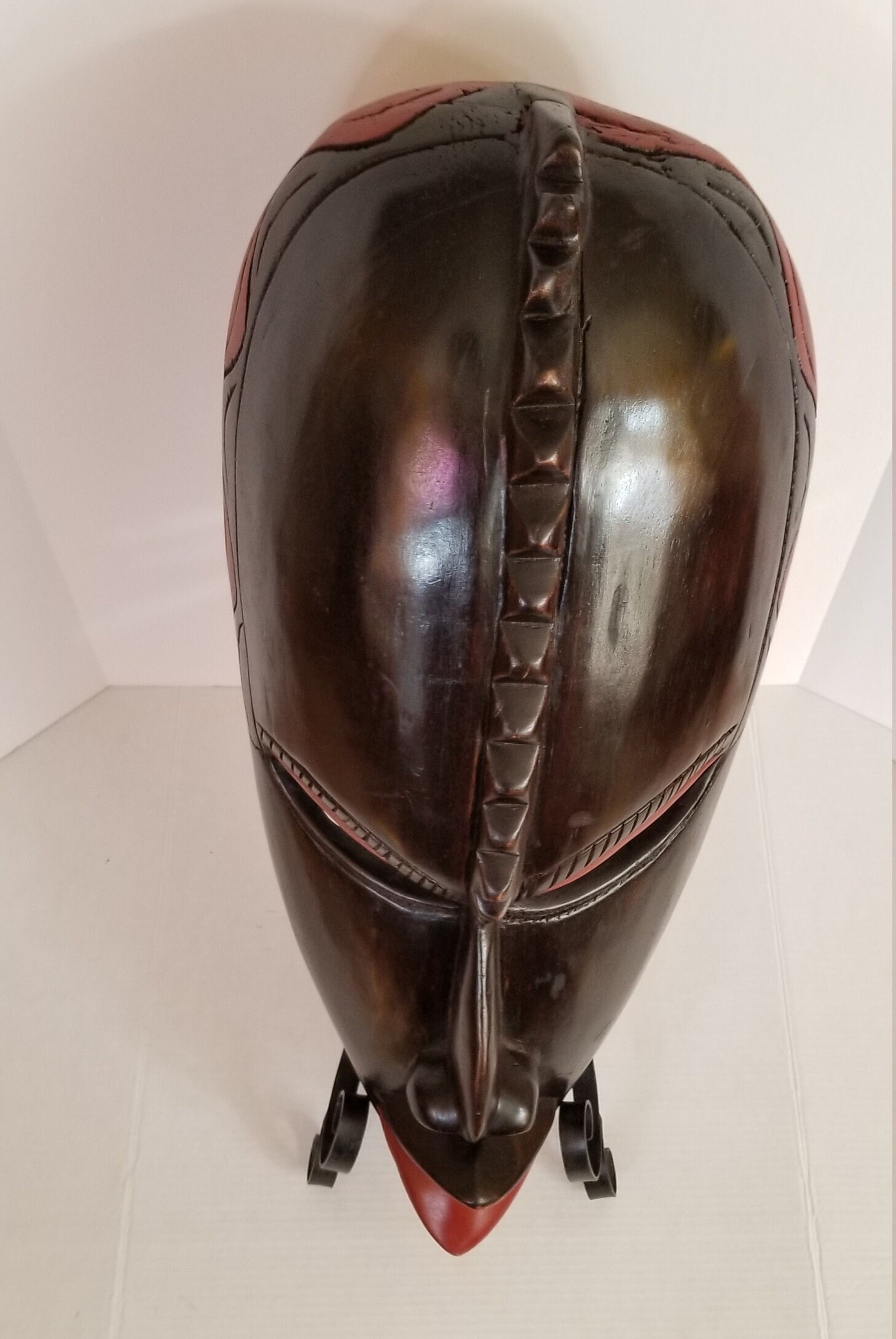 Extra Large Contemporary African Wood Mask Custom Handcrafted | Etsy