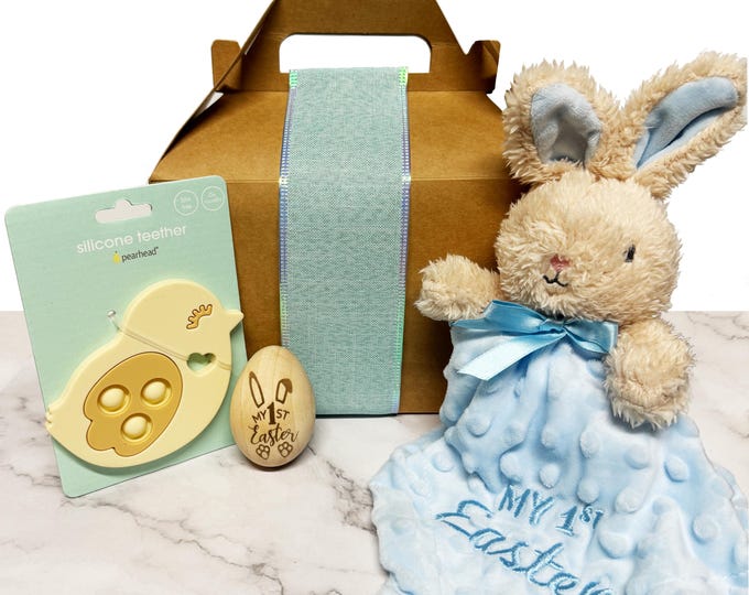 Baby's First Easter Basket | Personalized First Easter Gift for Baby ...